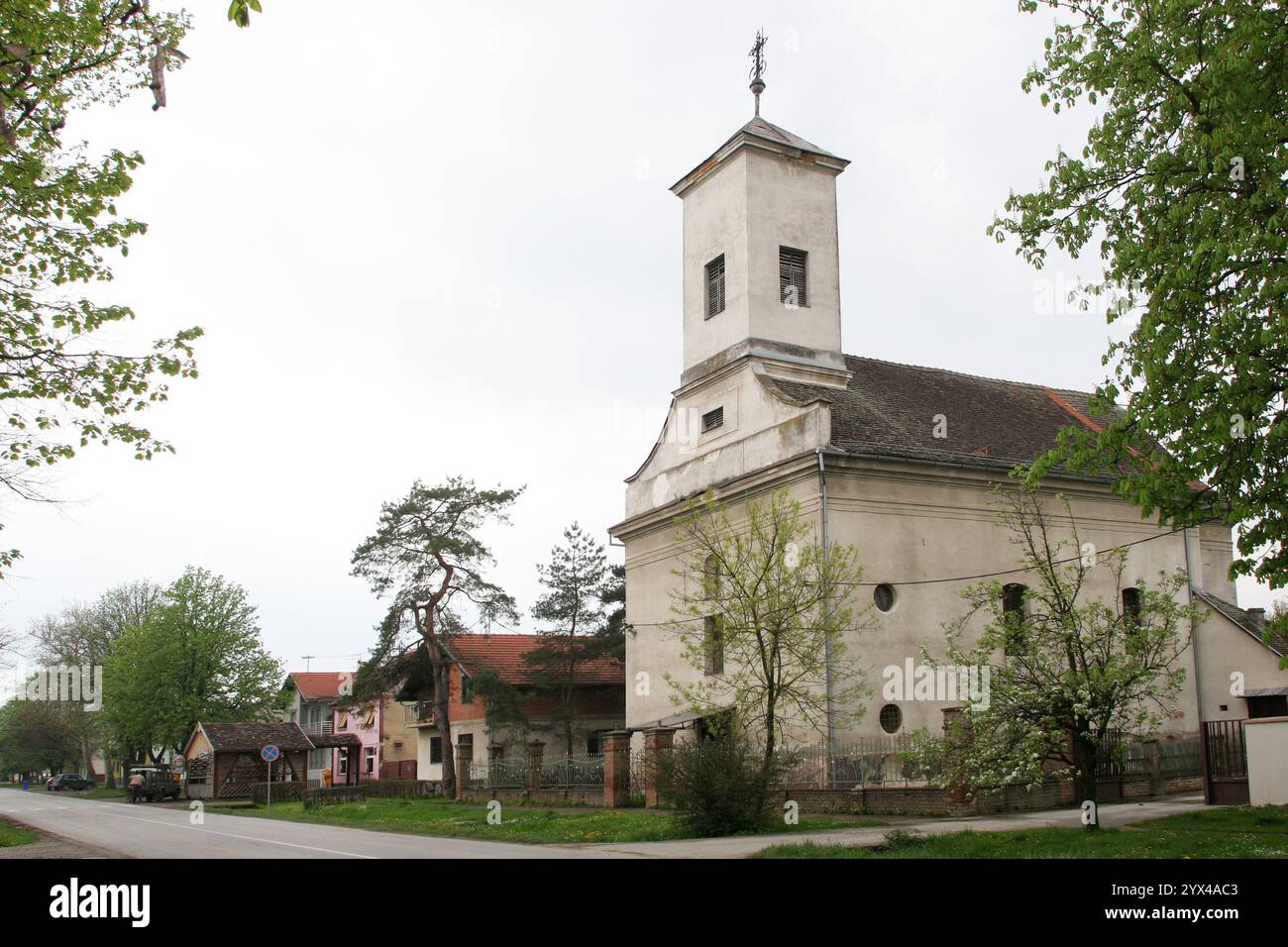 Parish church Saint Mark the Evangelist in Trnjani, Croatia Stock Photo ...