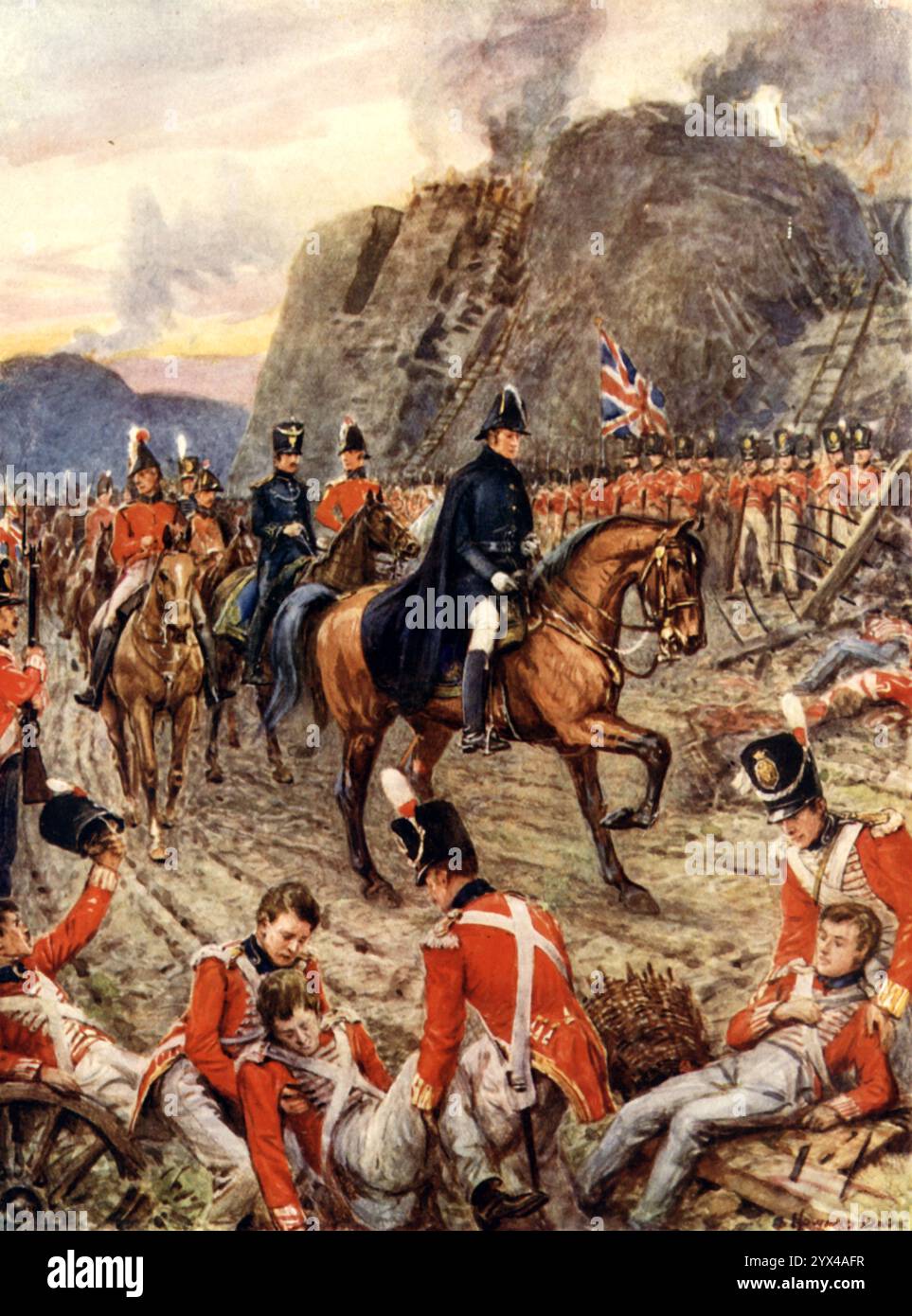 'The Duke of Wellington at the Siege of Badajos', c1900. The British ...