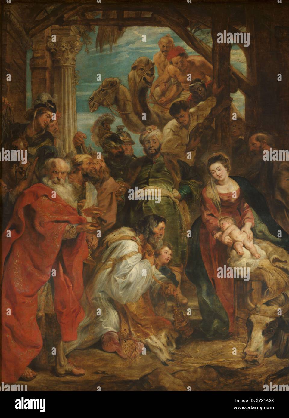 Scene adoration magi old hi-res stock photography and images - Alamy