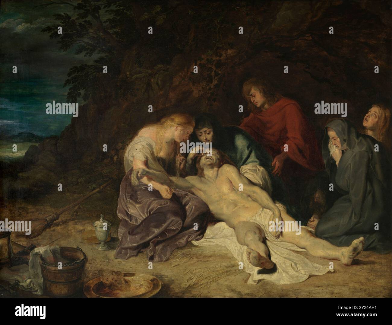 The Lamentation over the Dead Christ, 1614 Stock Photo - Alamy