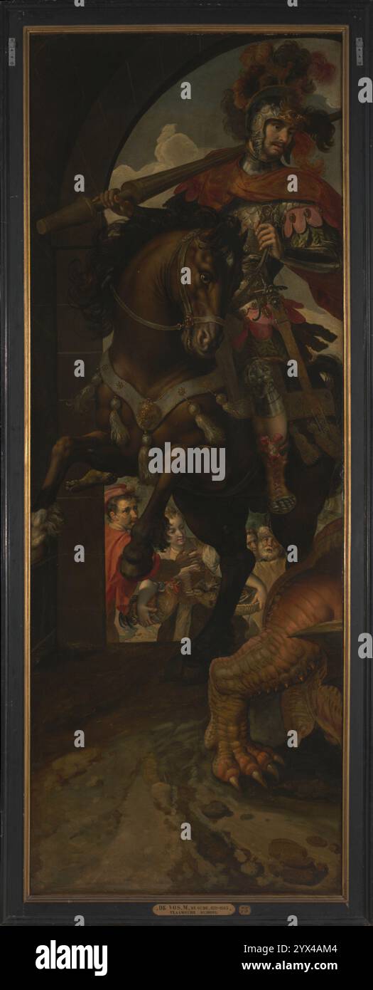 Saint George and the Princess of Silene Return to the City with the ...