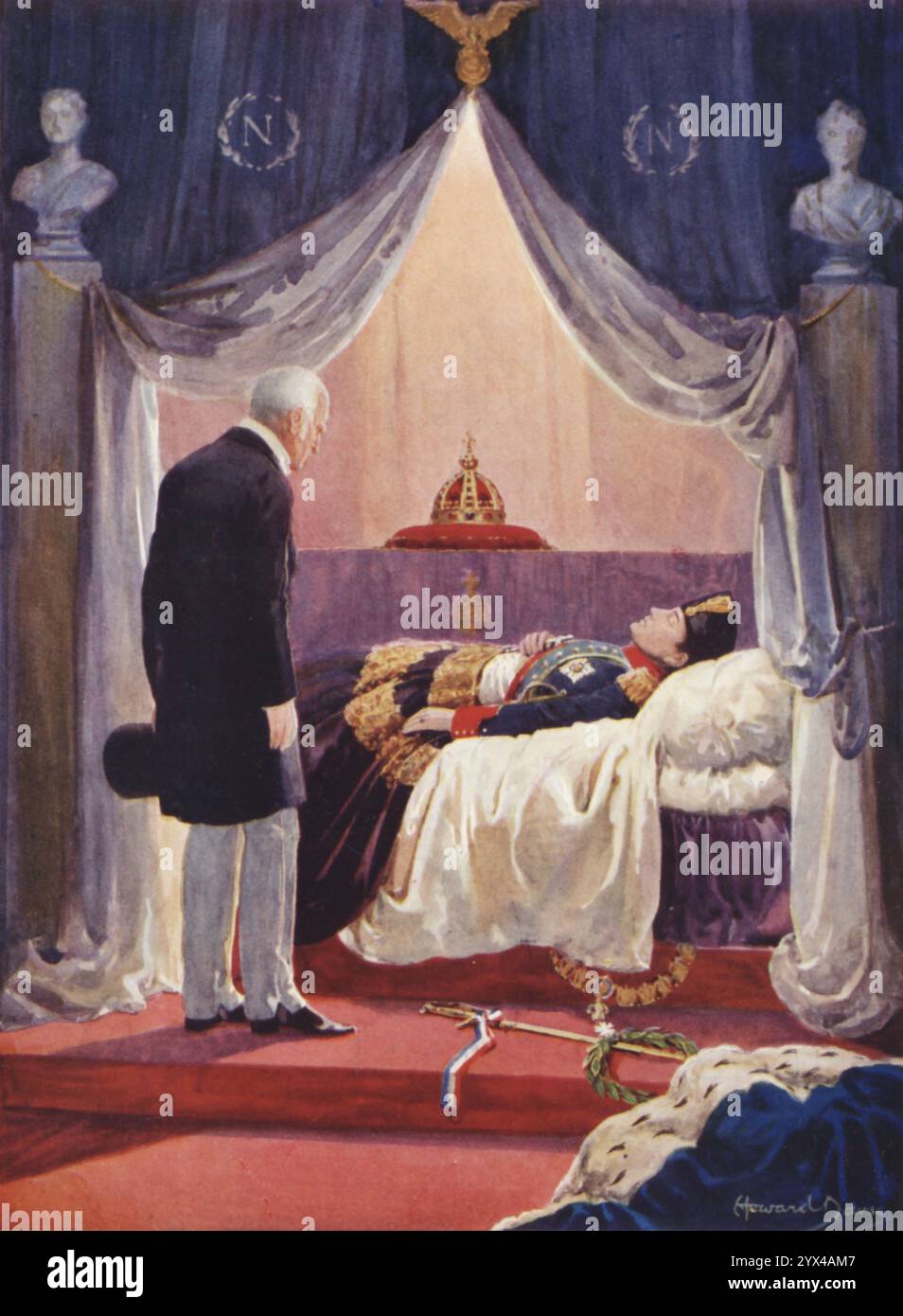 'The Duke of Wellington Visiting the Effigy of Napoleon', 1925 ...