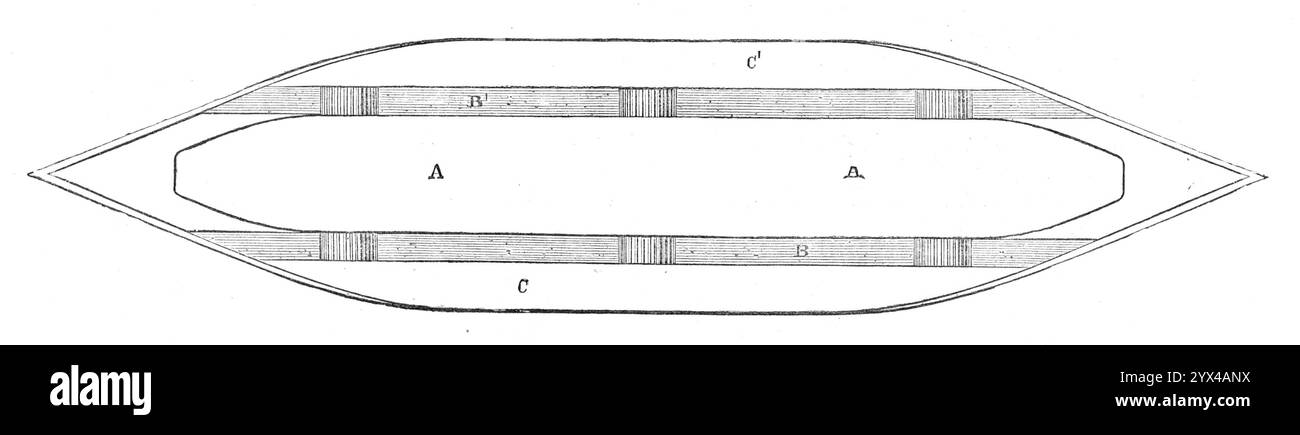 Plan of the Mackie Channel passage steamer, 1872. 'The vessel is ...