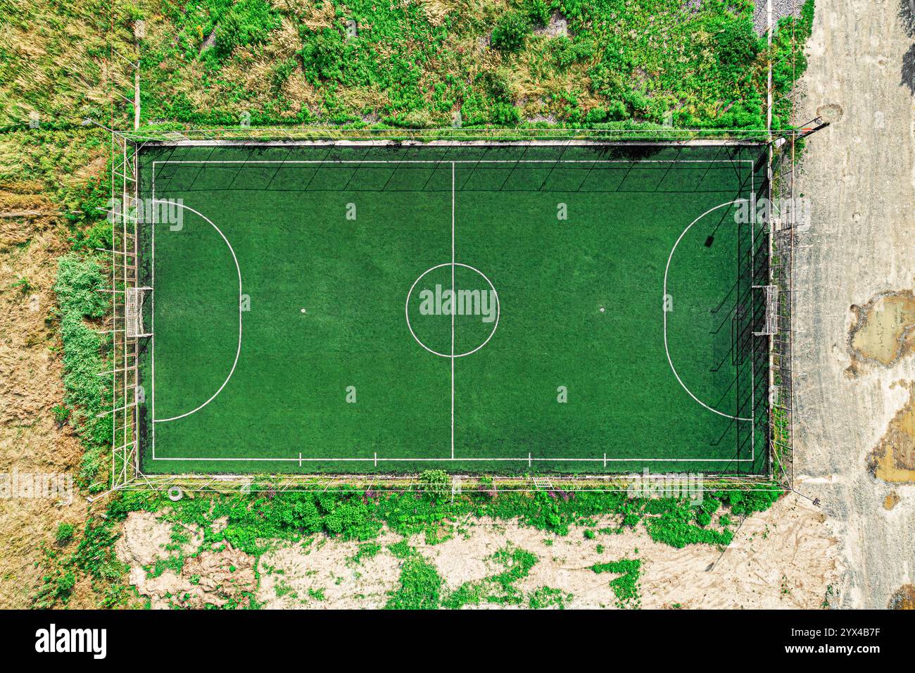 Artificial grass pitch aerial hi-res stock photography and images - Alamy