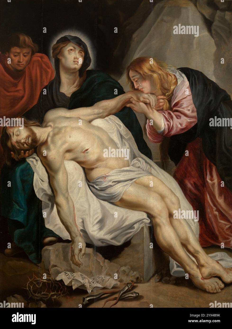 The Lamentation over the Dead Christ, c1630s Stock Photo - Alamy