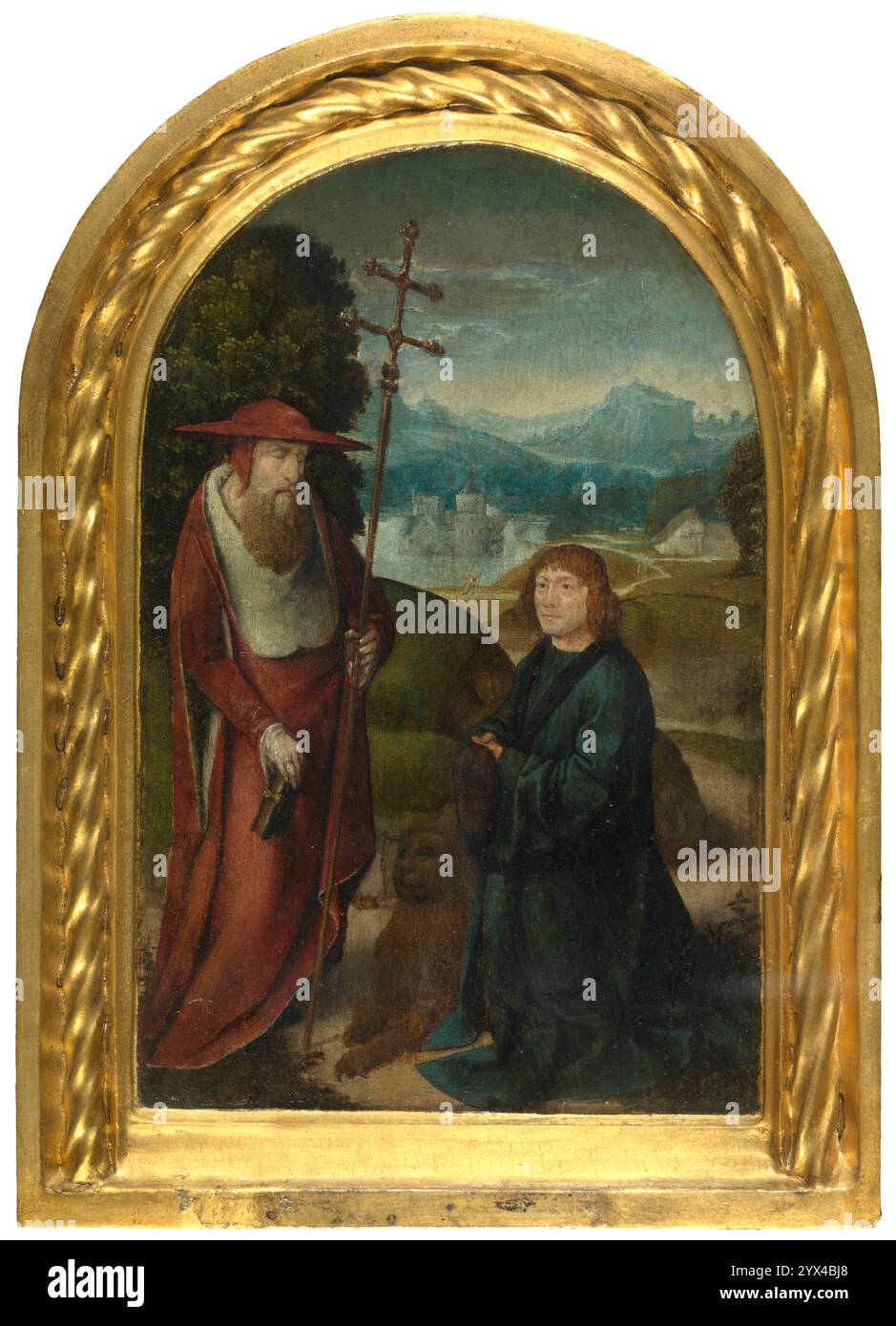 Saint Jerome and Donor, 1500-1515 Stock Photo - Alamy
