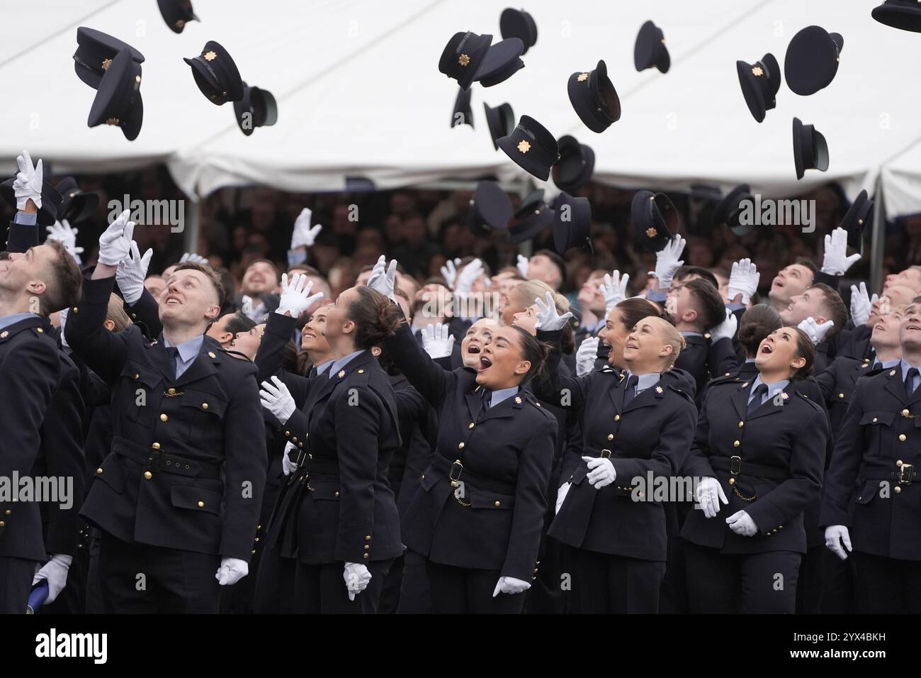 Newly Garda graduates, including Erin Donald from Derry (centre ...