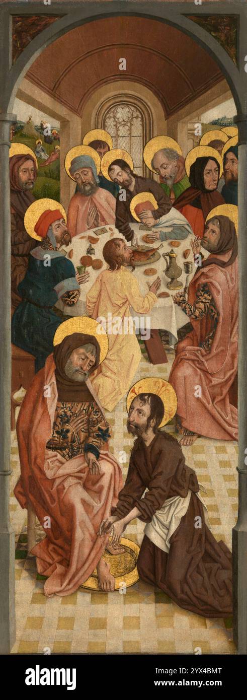 Christ Washing the Feet of the Apostles and Last Supper, 4th quarter of ...
