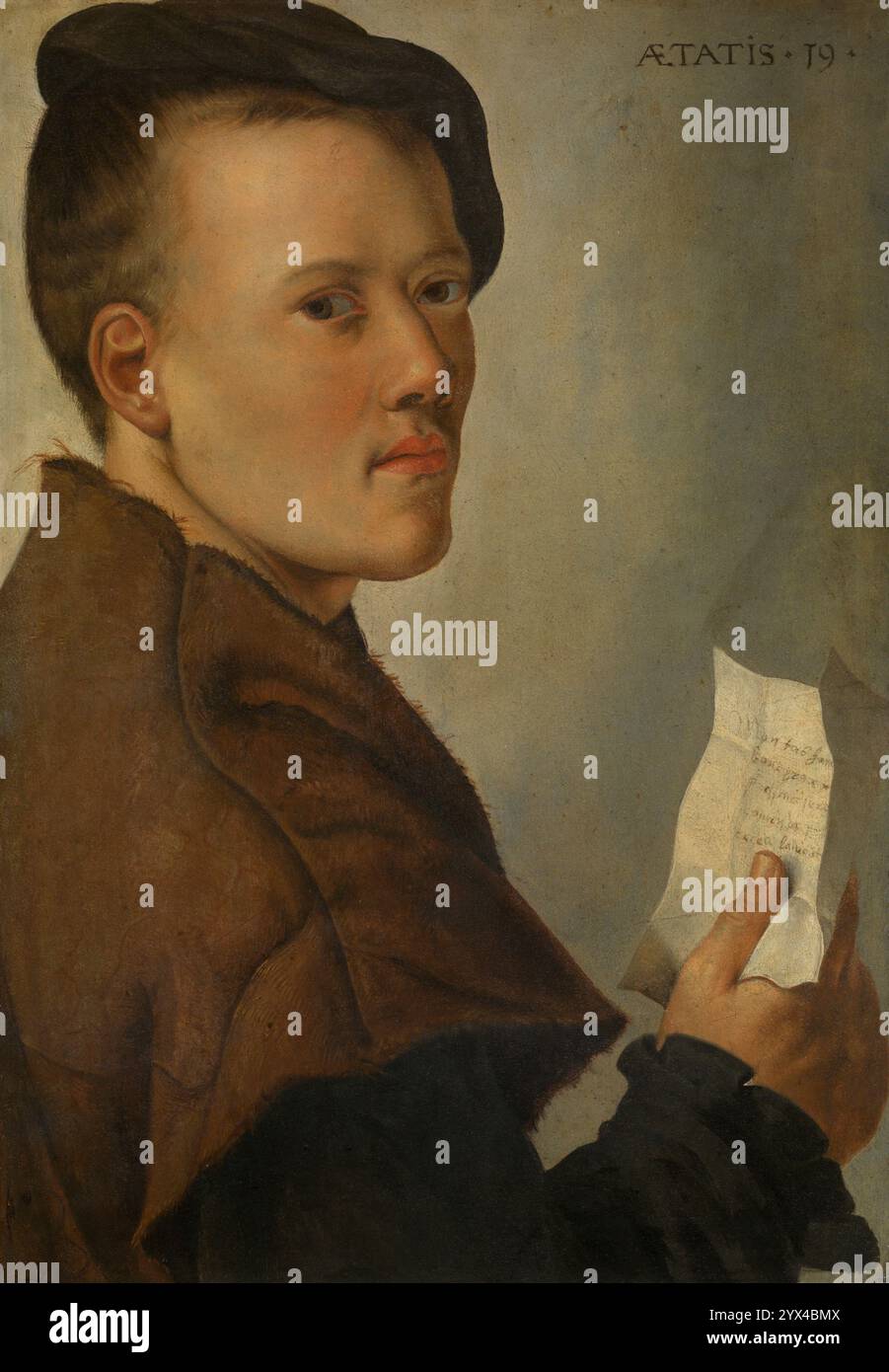 Portrait of a Young Man, 1st half of 16th century Stock Photo - Alamy