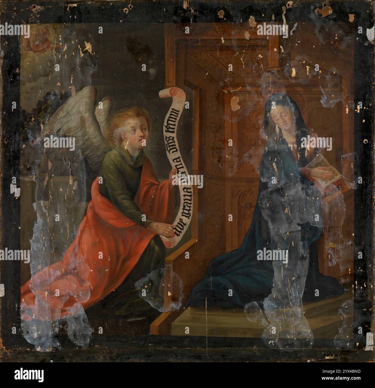 The Annunciation, 4th quarter 14th century Stock Photo - Alamy
