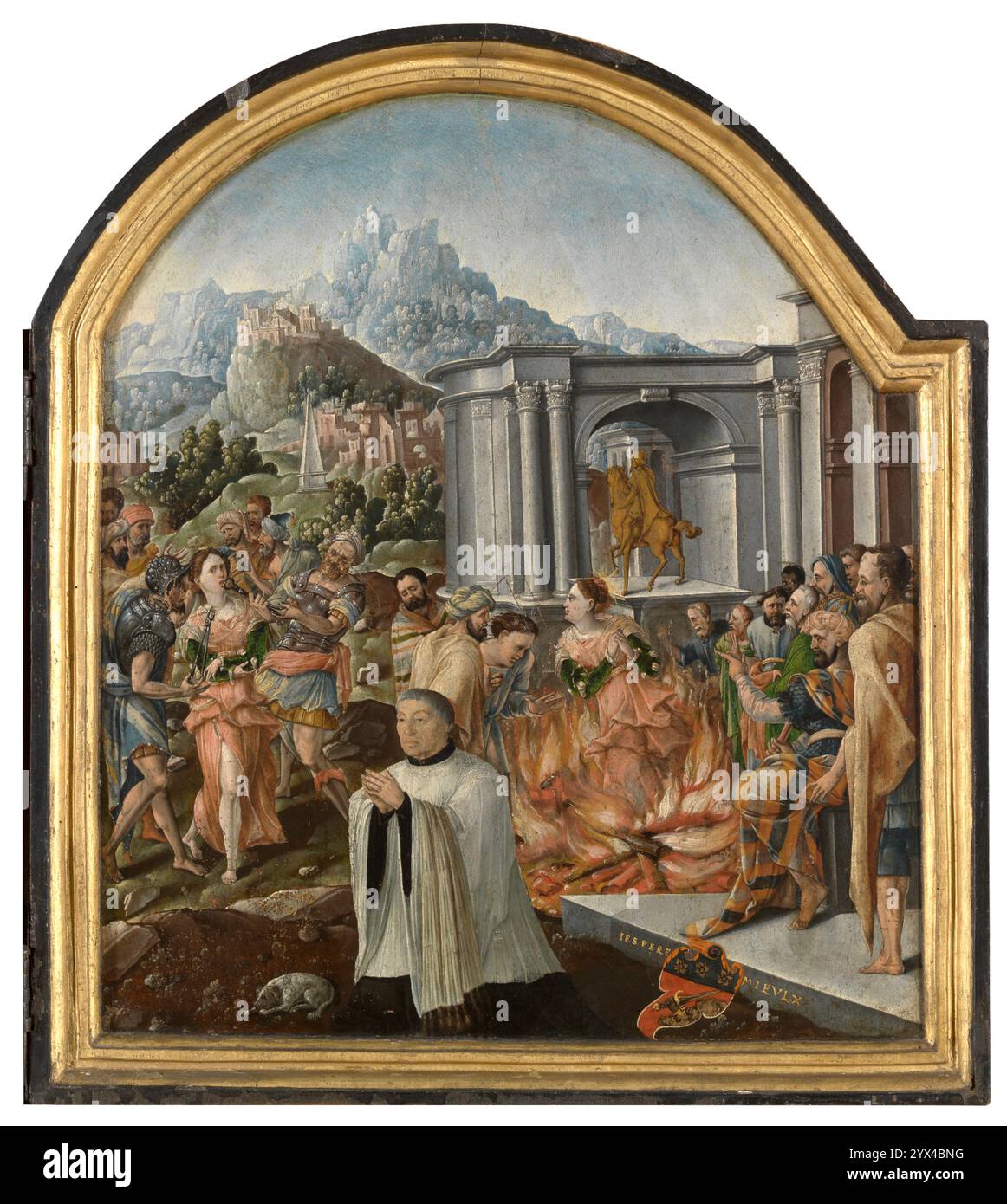 The Life of Saint Apollonia, 1544 Stock Photo - Alamy