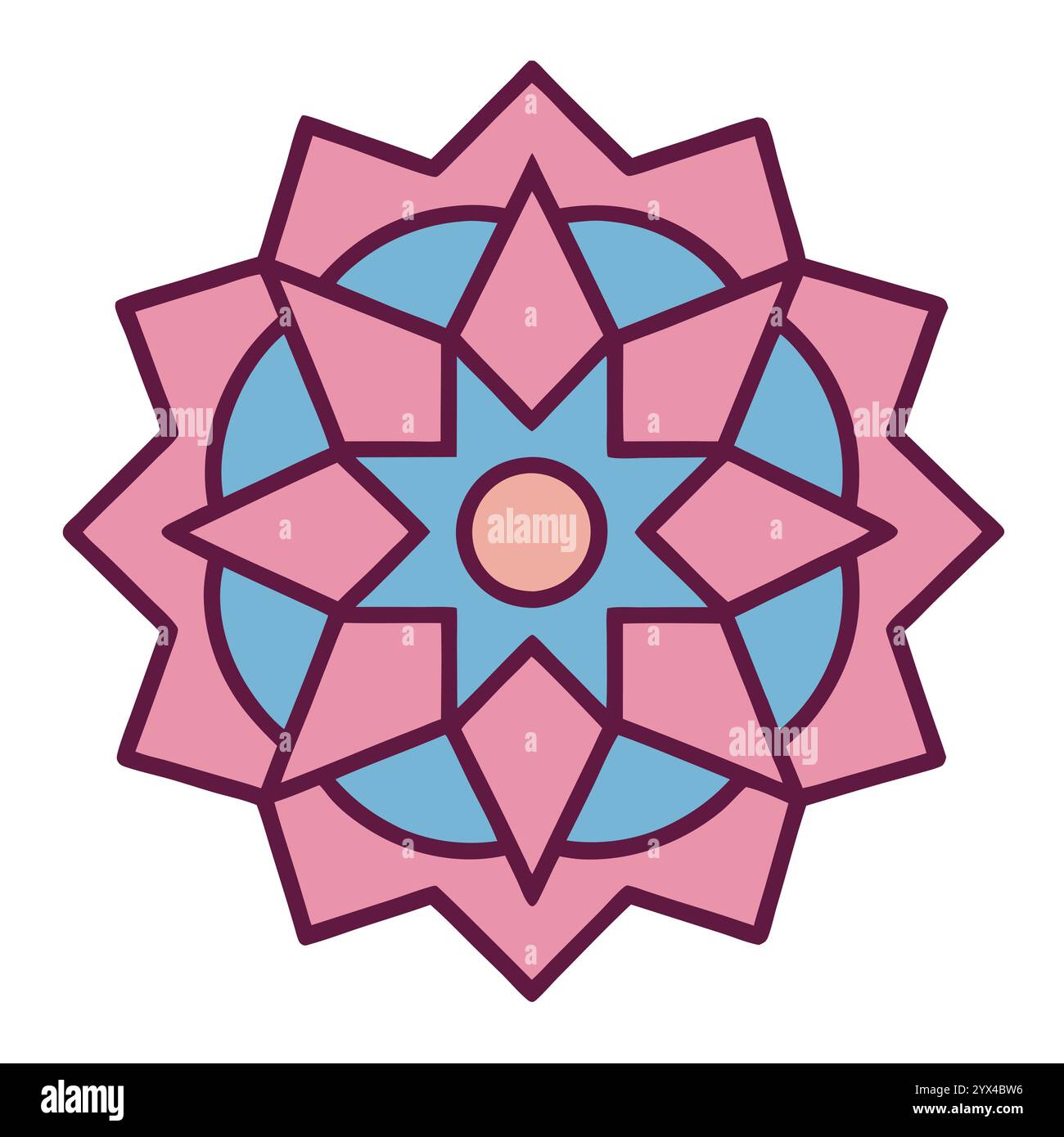 Elegant Islamic Geometric Pattern for Book Covers, Religious Designs ...