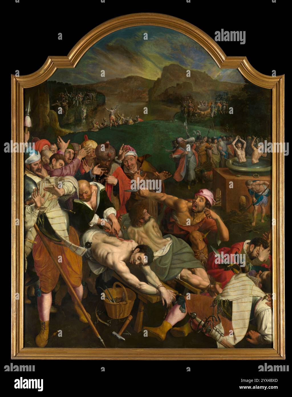 The Martyrdom of Saint Crispin and Saint Crispinian, c1570-1590s Stock ...