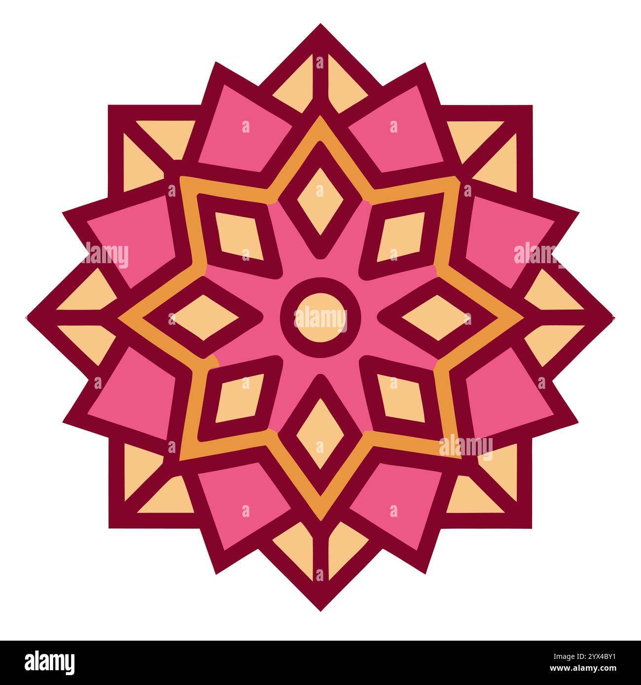 Elegant Islamic Geometric Pattern for Book Covers, Religious Designs ...