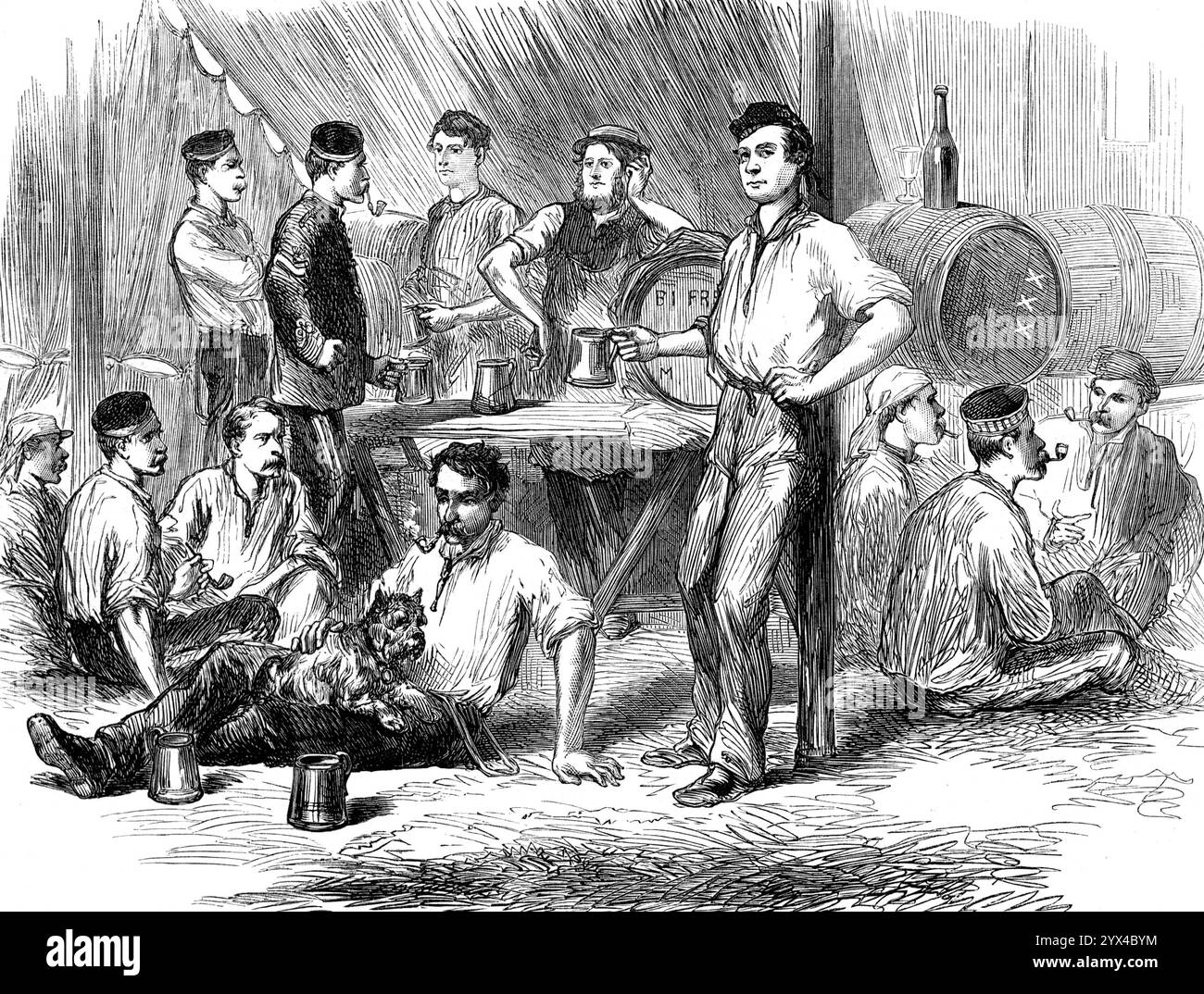 The Autumn Campaign: canteen, 1872. 'We continue the series of our ...