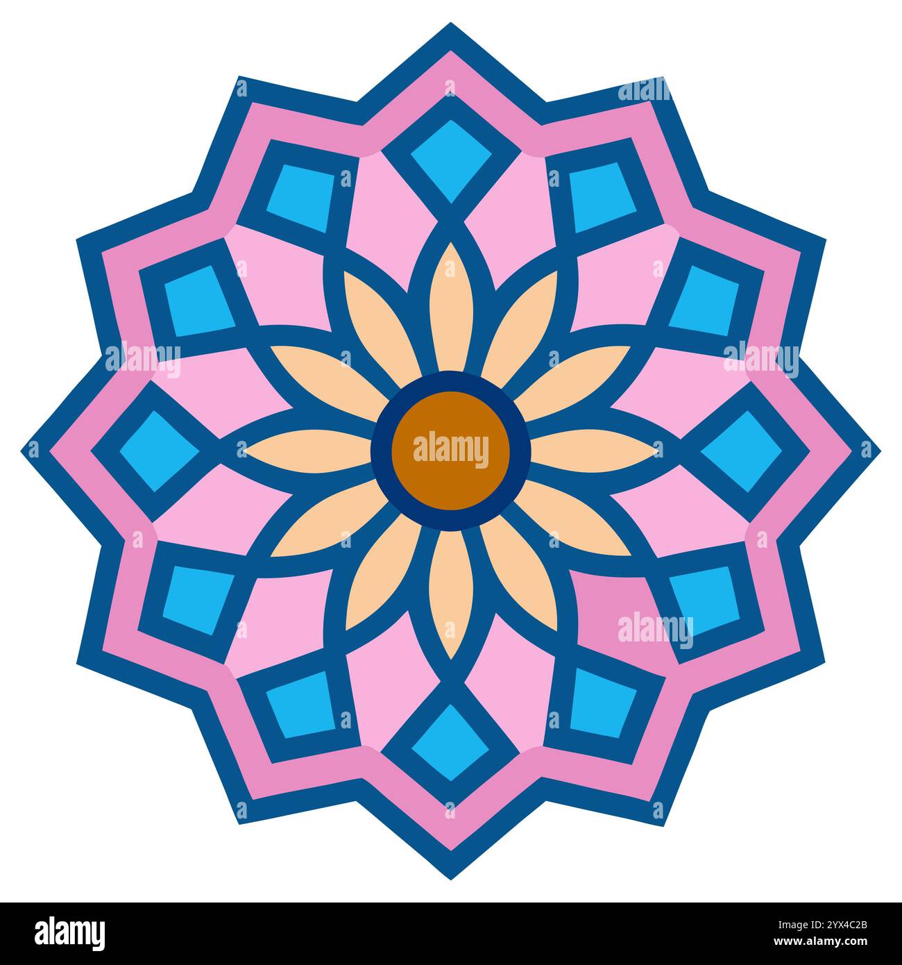 Elegant Islamic Geometric Pattern for Book Covers, Religious Designs ...