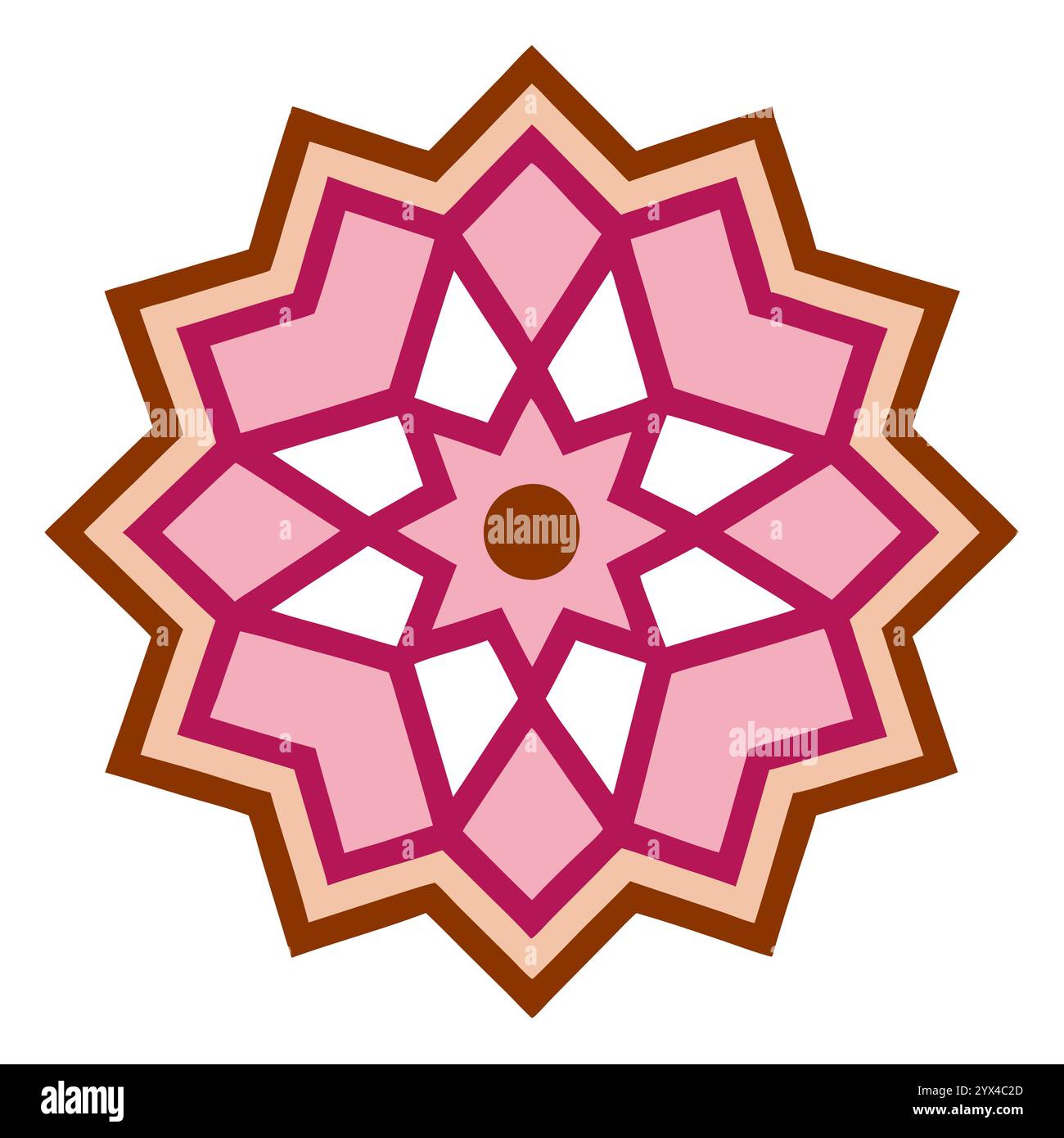 Elegant Islamic Geometric Pattern for Book Covers, Religious Designs ...