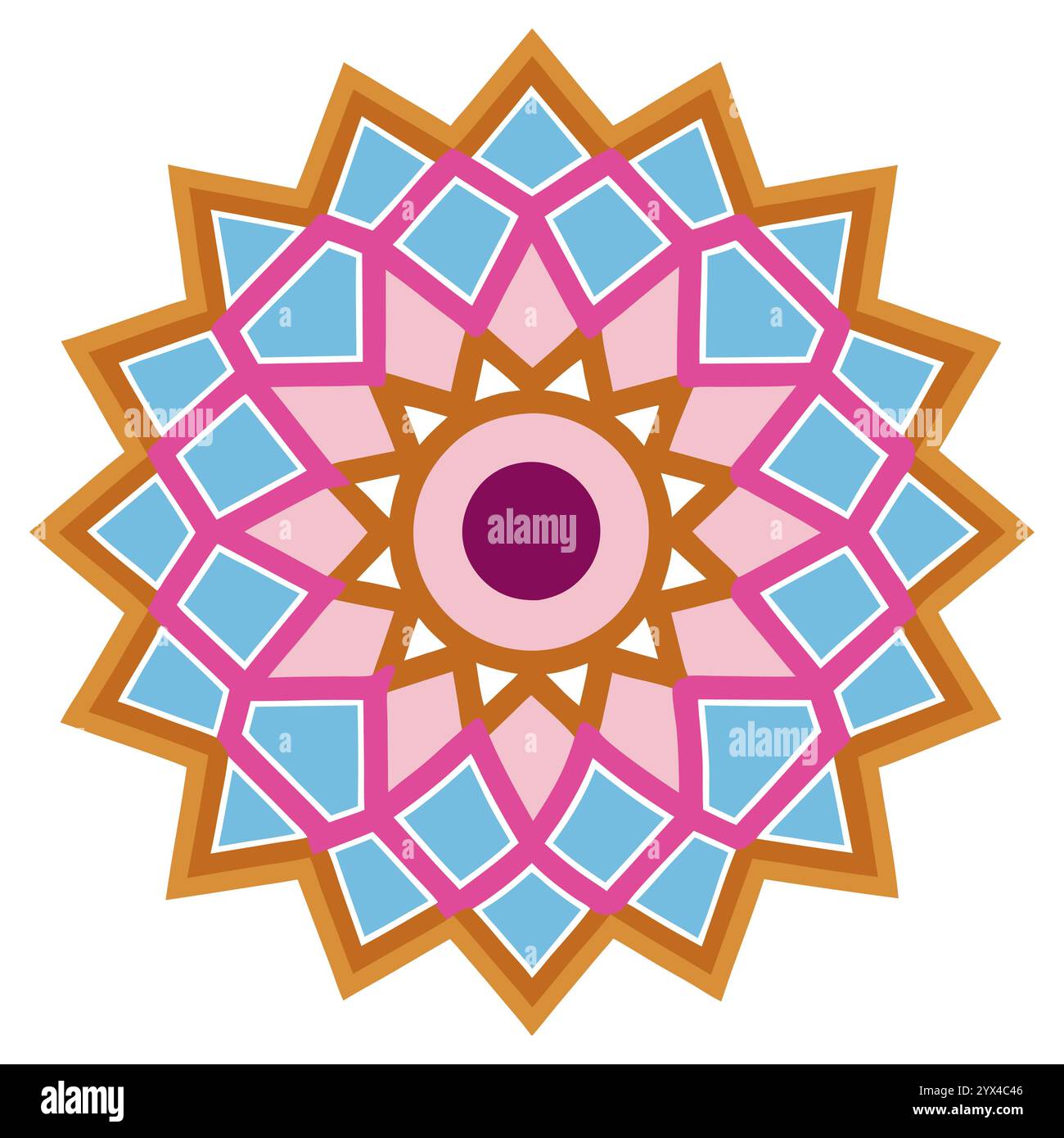 Elegant Islamic Geometric Pattern for Book Covers, Religious Designs ...