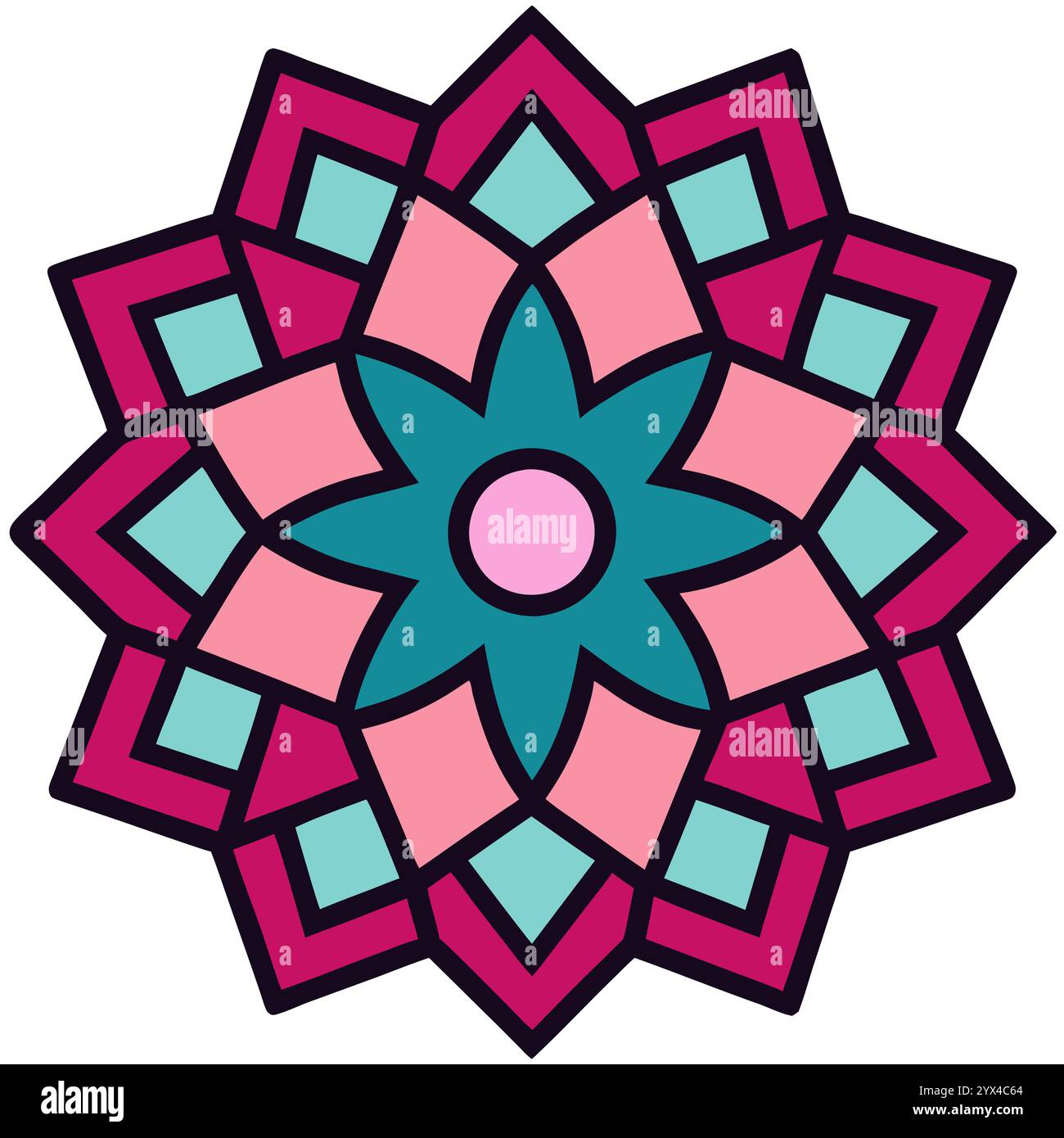 Elegant Islamic Geometric Pattern for Book Covers, Religious Designs ...