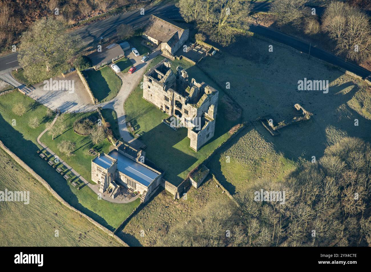 Barden Tower medieval fortified house, North Yorkshire, 2024 Stock ...