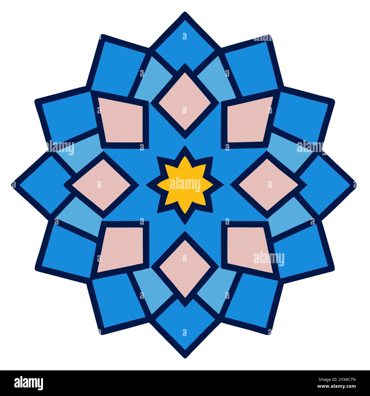 Elegant Islamic Geometric Pattern for Book Covers, Religious Designs ...