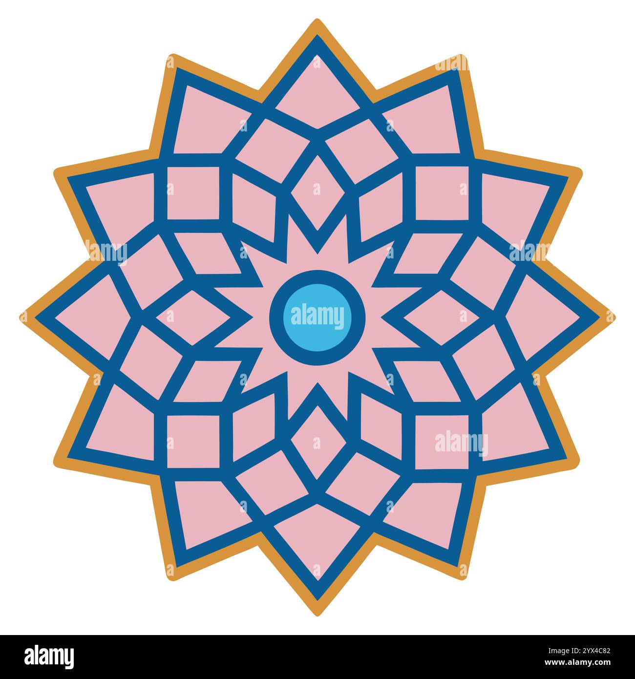 Elegant Islamic Geometric Pattern for Book Covers, Religious Designs ...