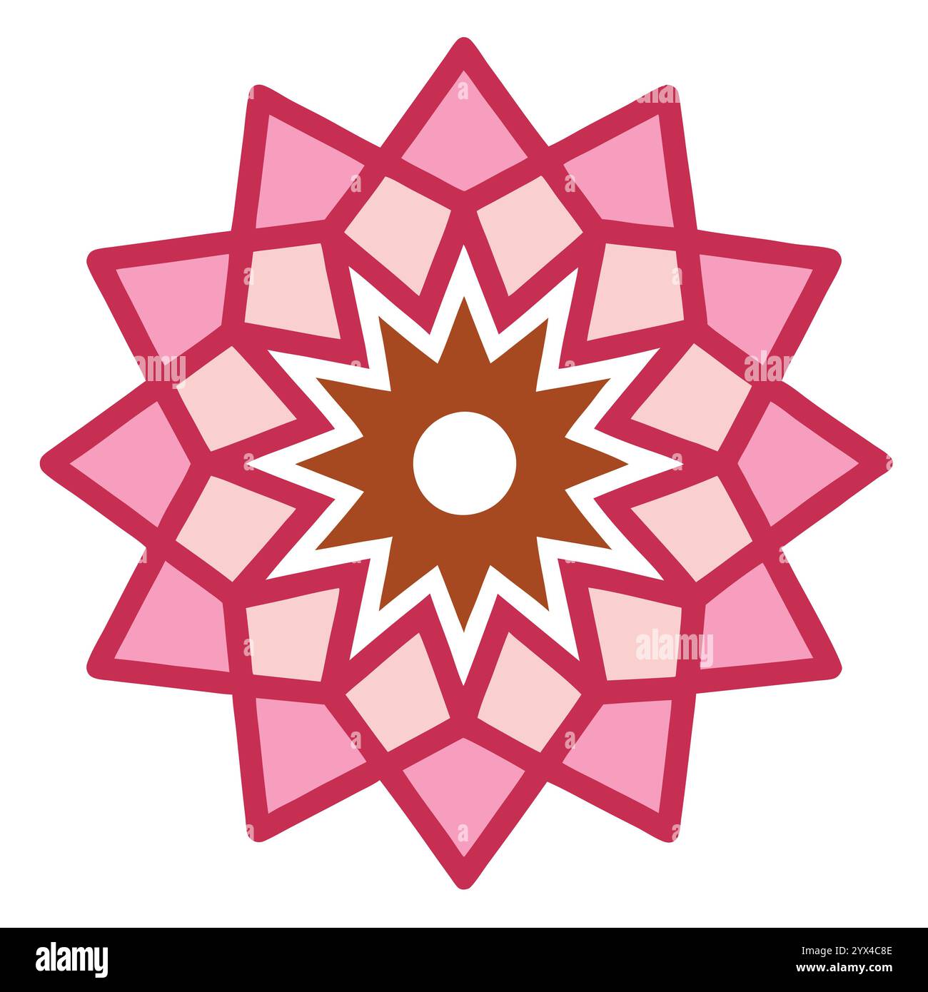 Elegant Islamic Geometric Pattern for Book Covers, Religious Designs ...