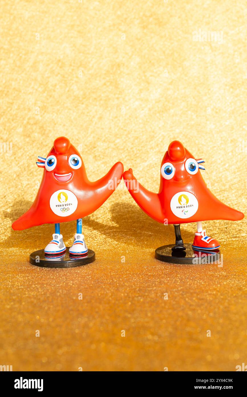 ZHONGSHAN China-June 13 2024: 2024 Paris Olympic Games and Paralympic ...