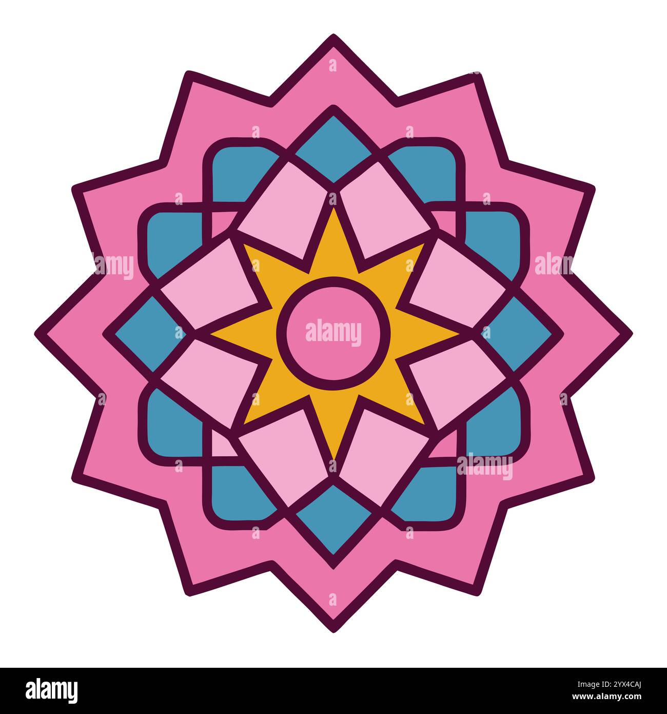 Elegant Islamic Geometric Pattern for Book Covers, Religious Designs ...