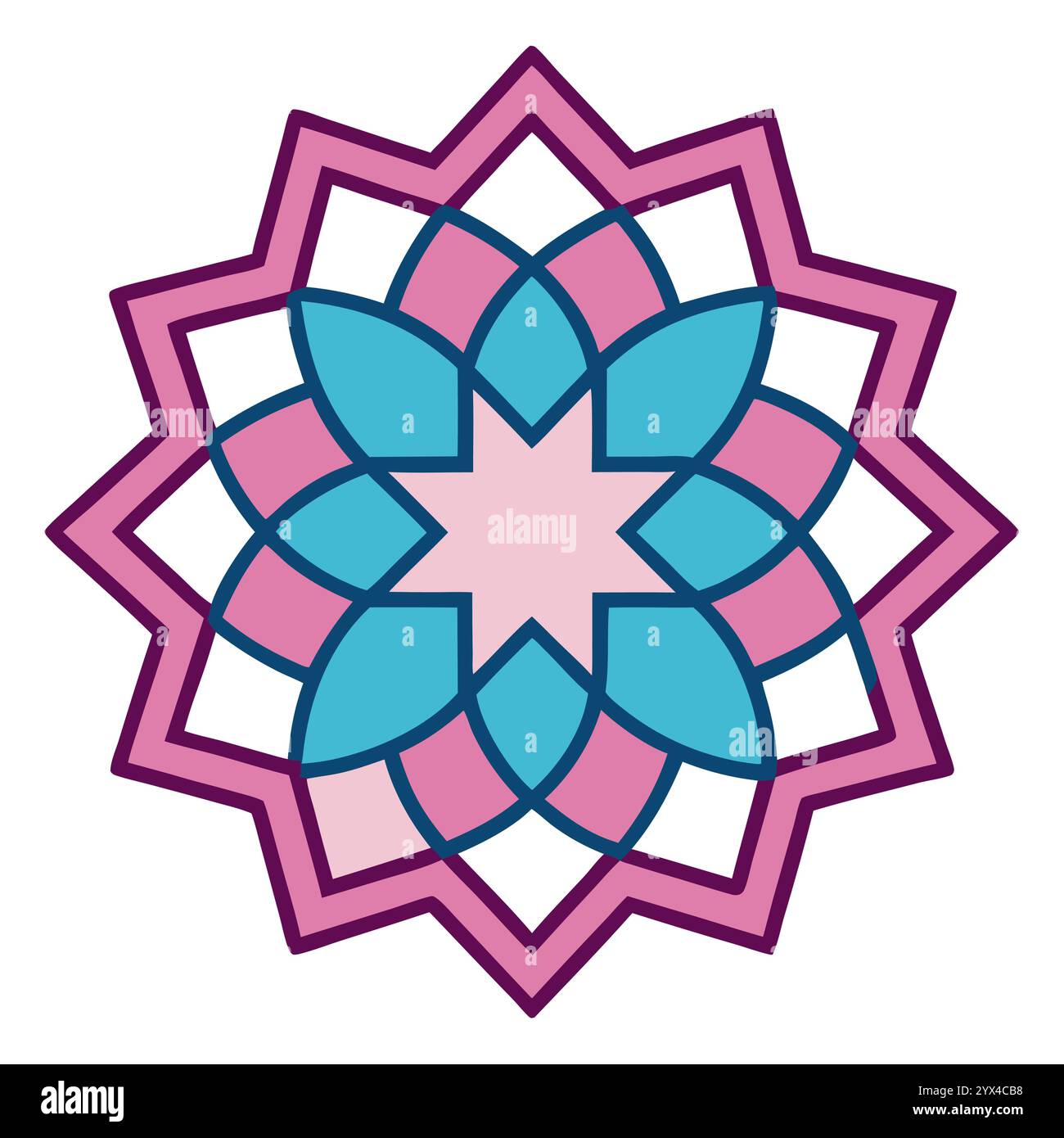 Elegant Islamic Geometric Pattern for Book Covers, Religious Designs ...