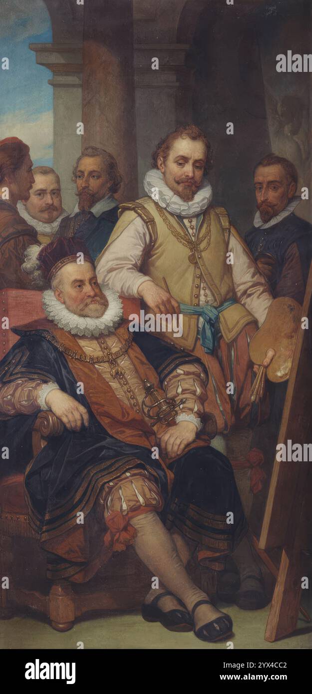 The Painter Bartholomeus Spranger in Vienna, (c1670s), 1862-1872 Stock ...