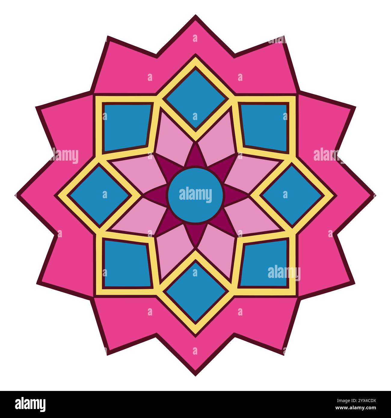 Elegant Islamic Geometric Pattern for Book Covers, Religious Designs ...