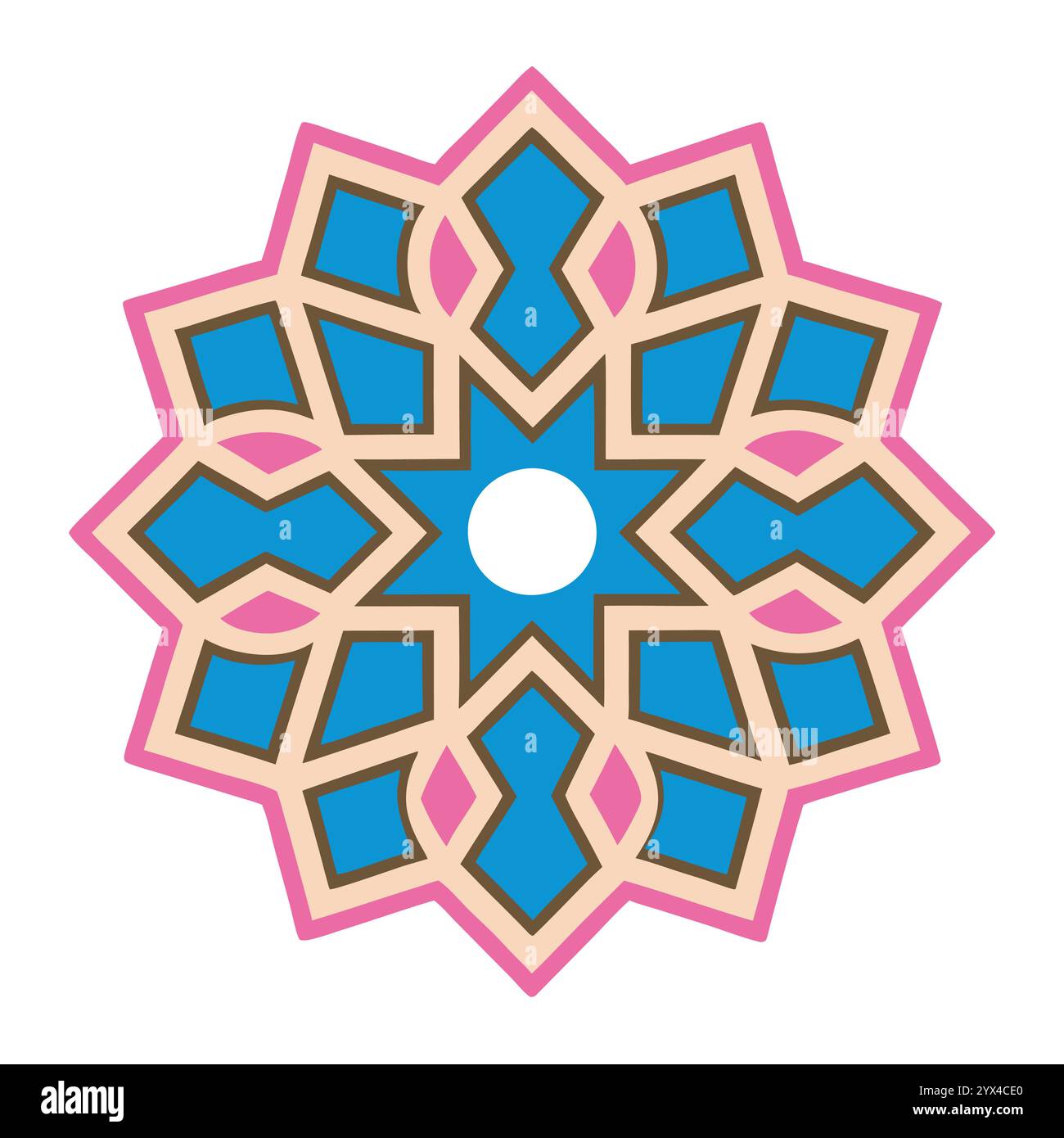 Elegant Islamic Geometric Pattern for Book Covers, Religious Designs ...