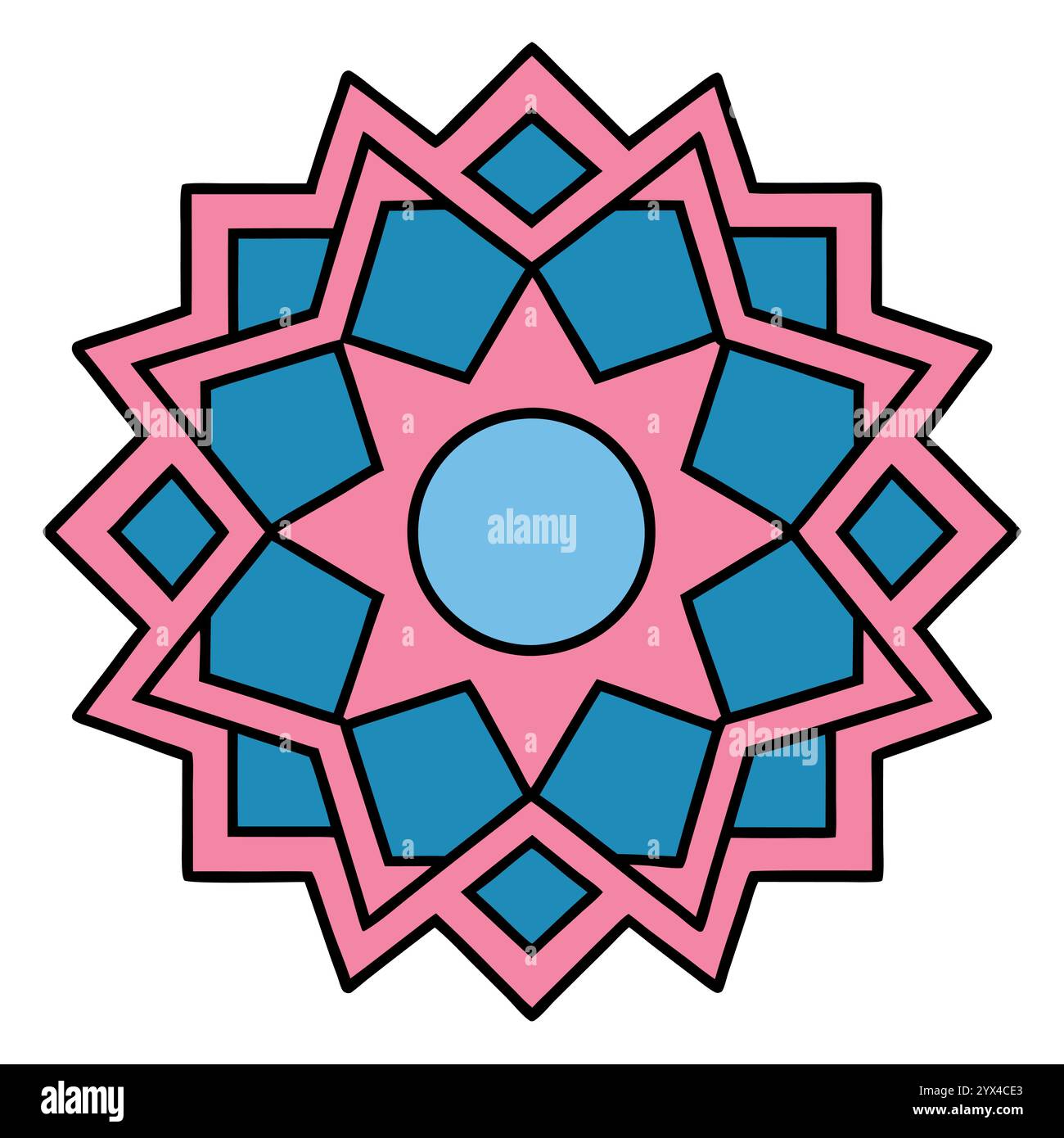 Elegant Islamic Geometric Pattern for Book Covers, Religious Designs ...