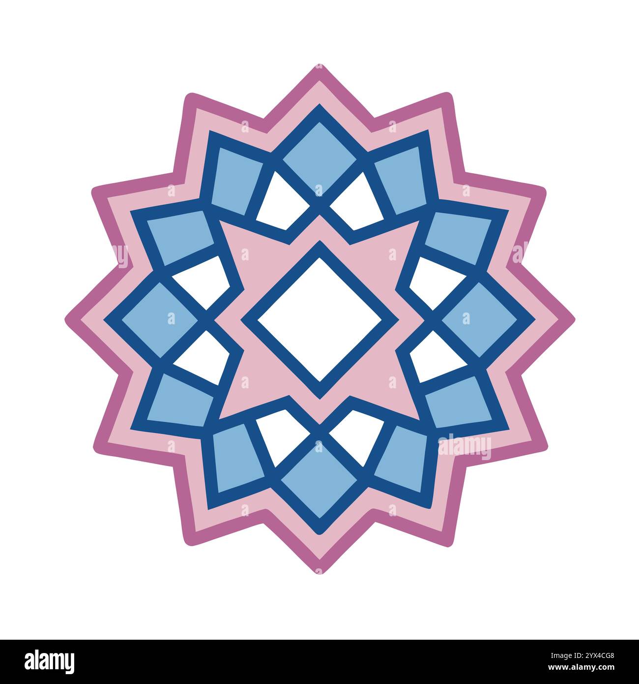Elegant Islamic Geometric Pattern for Book Covers, Religious Designs ...