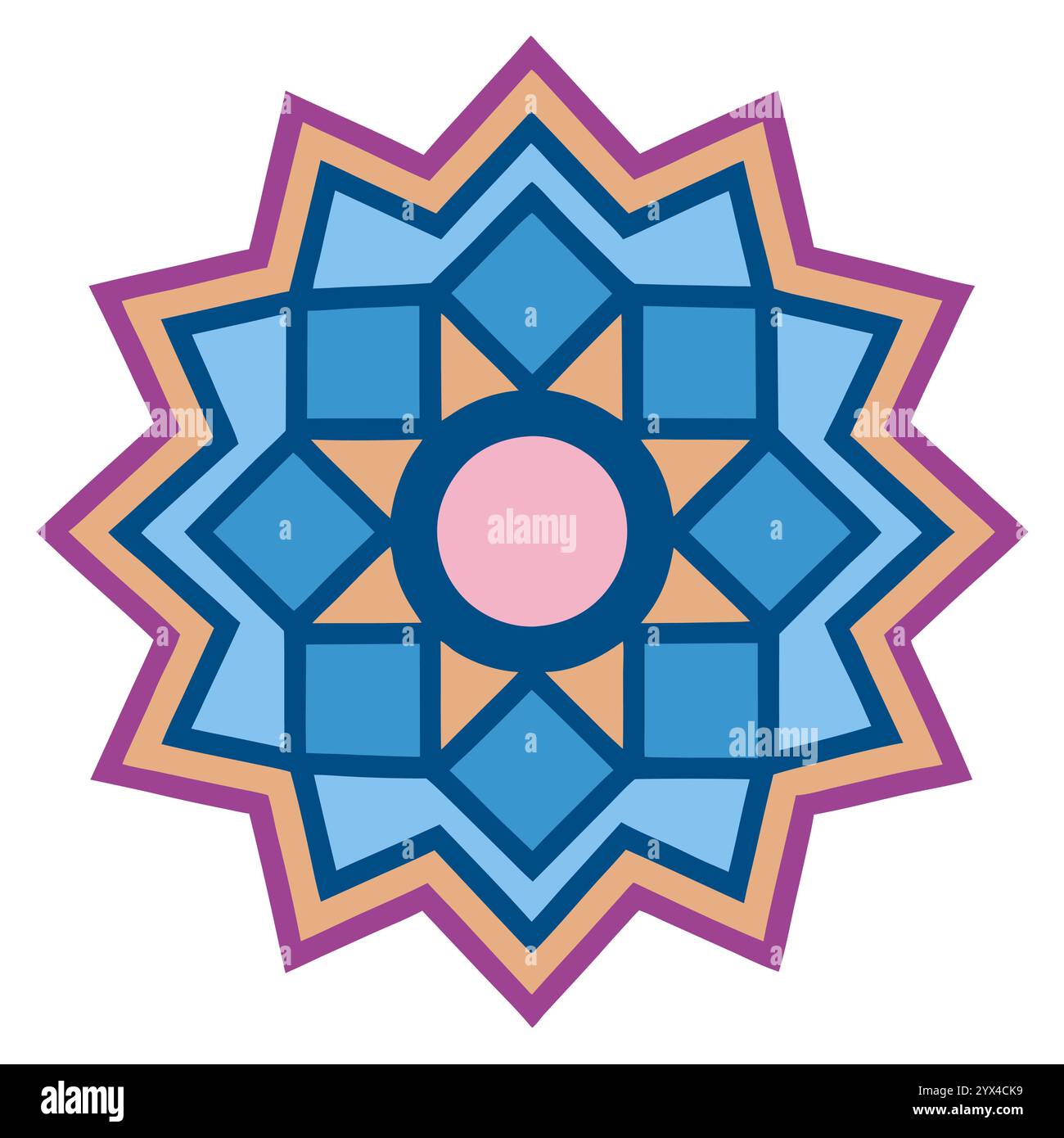 Elegant Islamic Geometric Pattern for Book Covers, Religious Designs ...