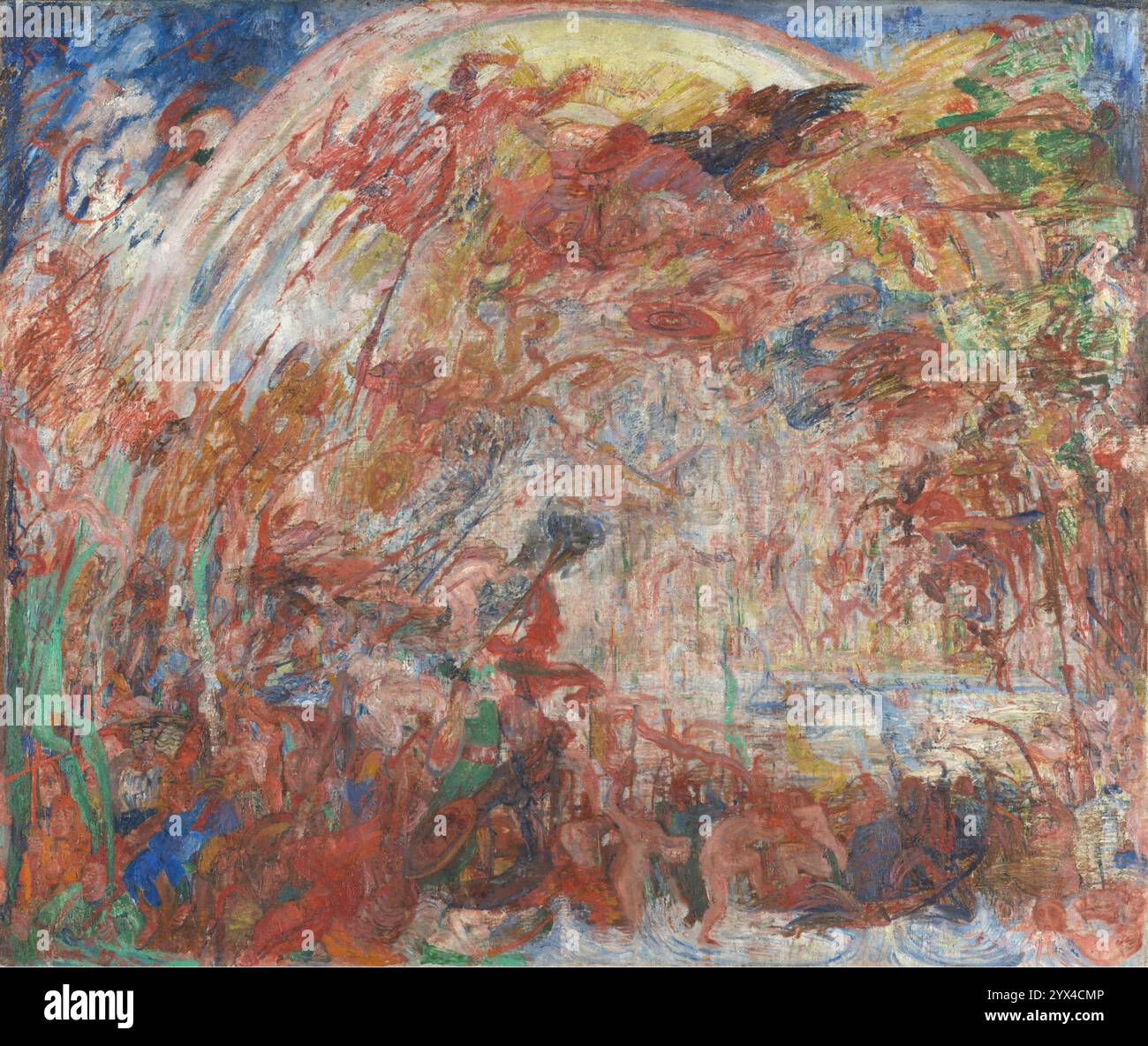 The Striking Down of the Rebel Angels and the Dragon with Seven Heads ...