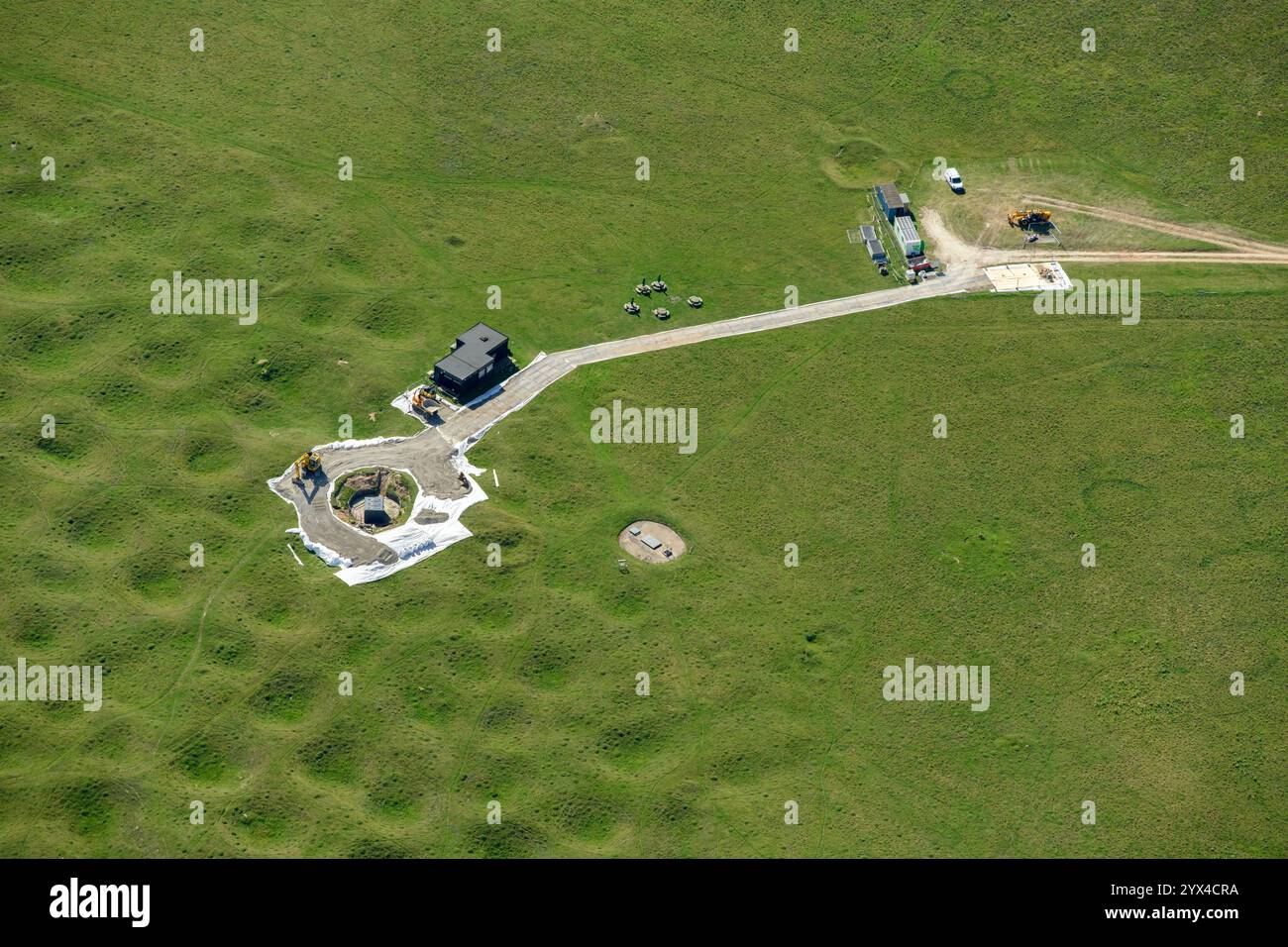 Grimes Graves, a Neolithic flint mining complex, Thetford Forest ...