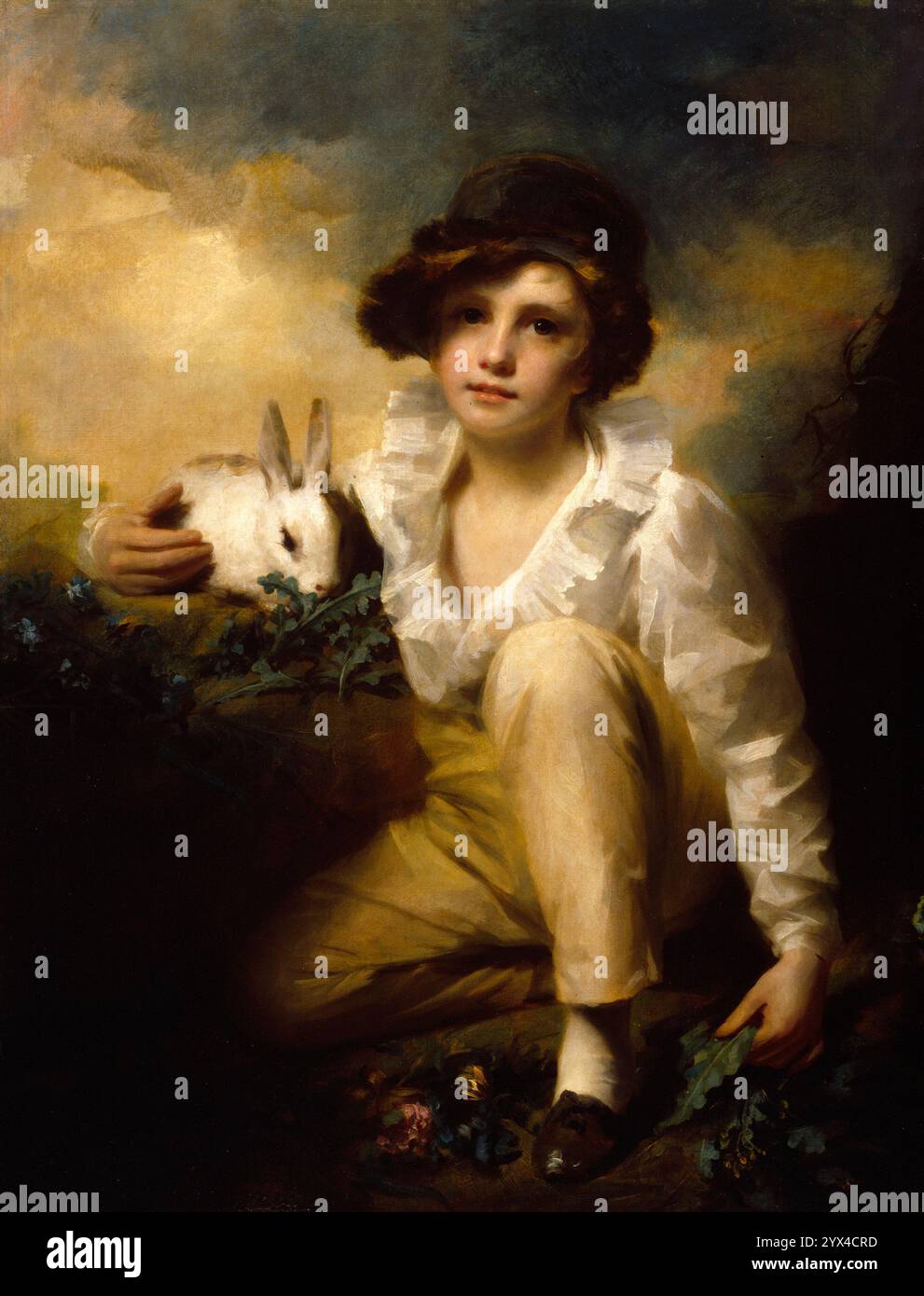 Sir henry raeburn boy and rabbit hi-res stock photography and images ...