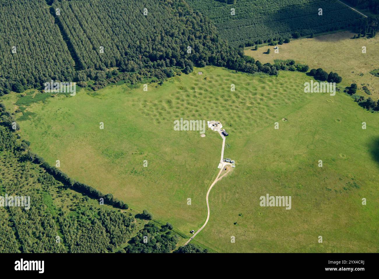 Grimes Graves, a Neolithic flint mining complex, Thetford Forest ...