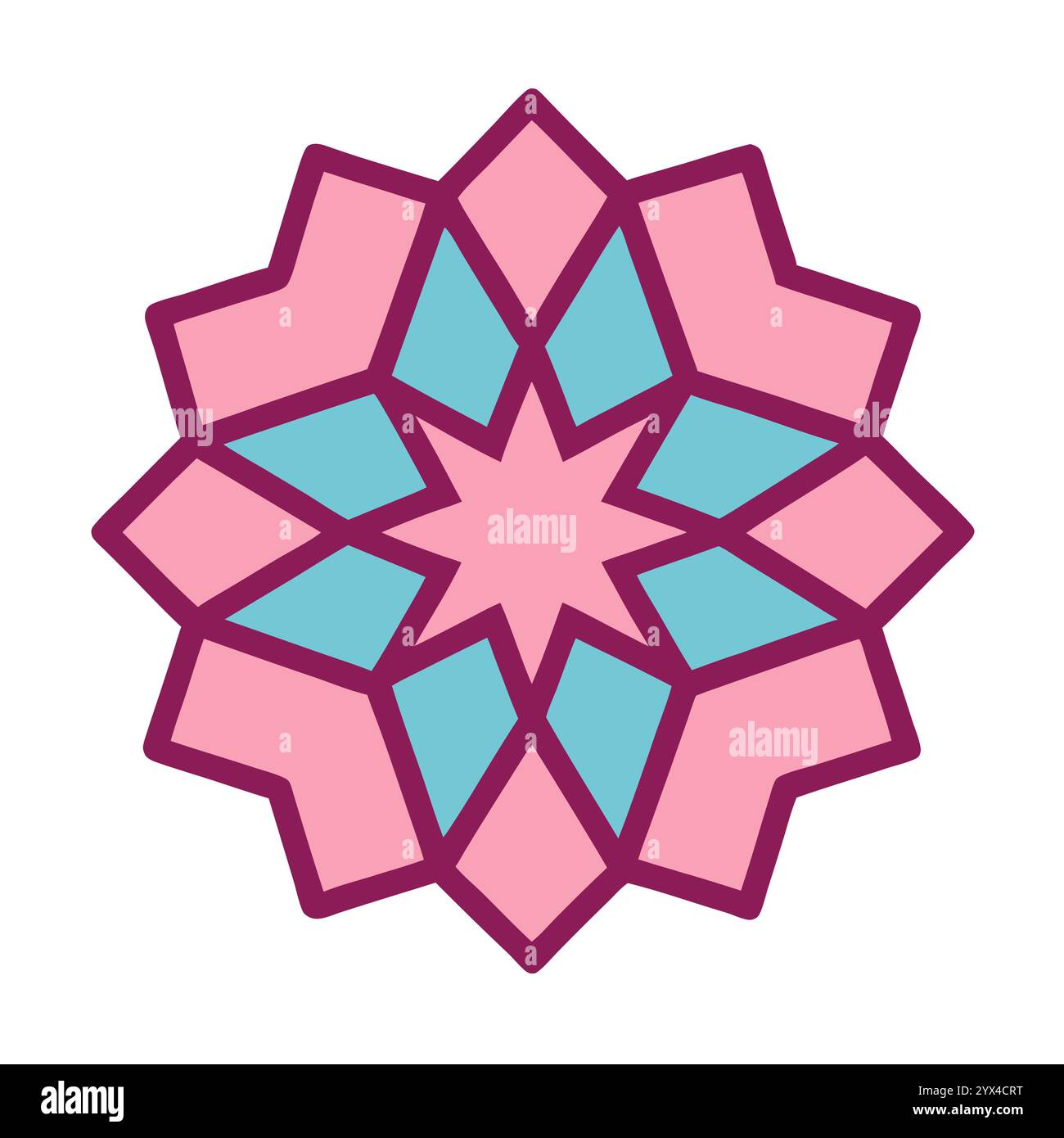 Elegant Islamic Geometric Pattern for Book Covers, Religious Designs ...