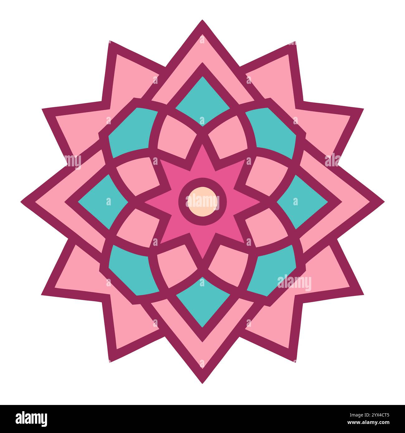 Elegant Islamic Geometric Pattern for Book Covers, Religious Designs ...