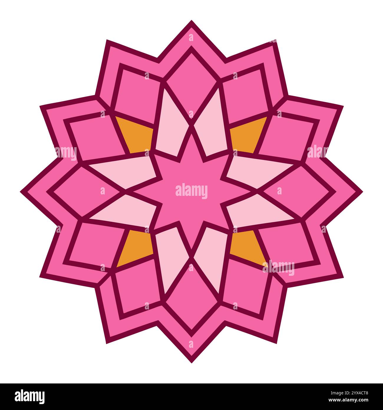 Elegant Islamic Geometric Pattern for Book Covers, Religious Designs ...