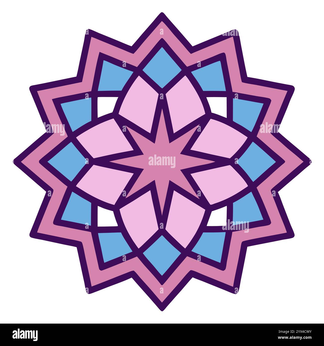Elegant Islamic Geometric Pattern for Book Covers, Religious Designs ...