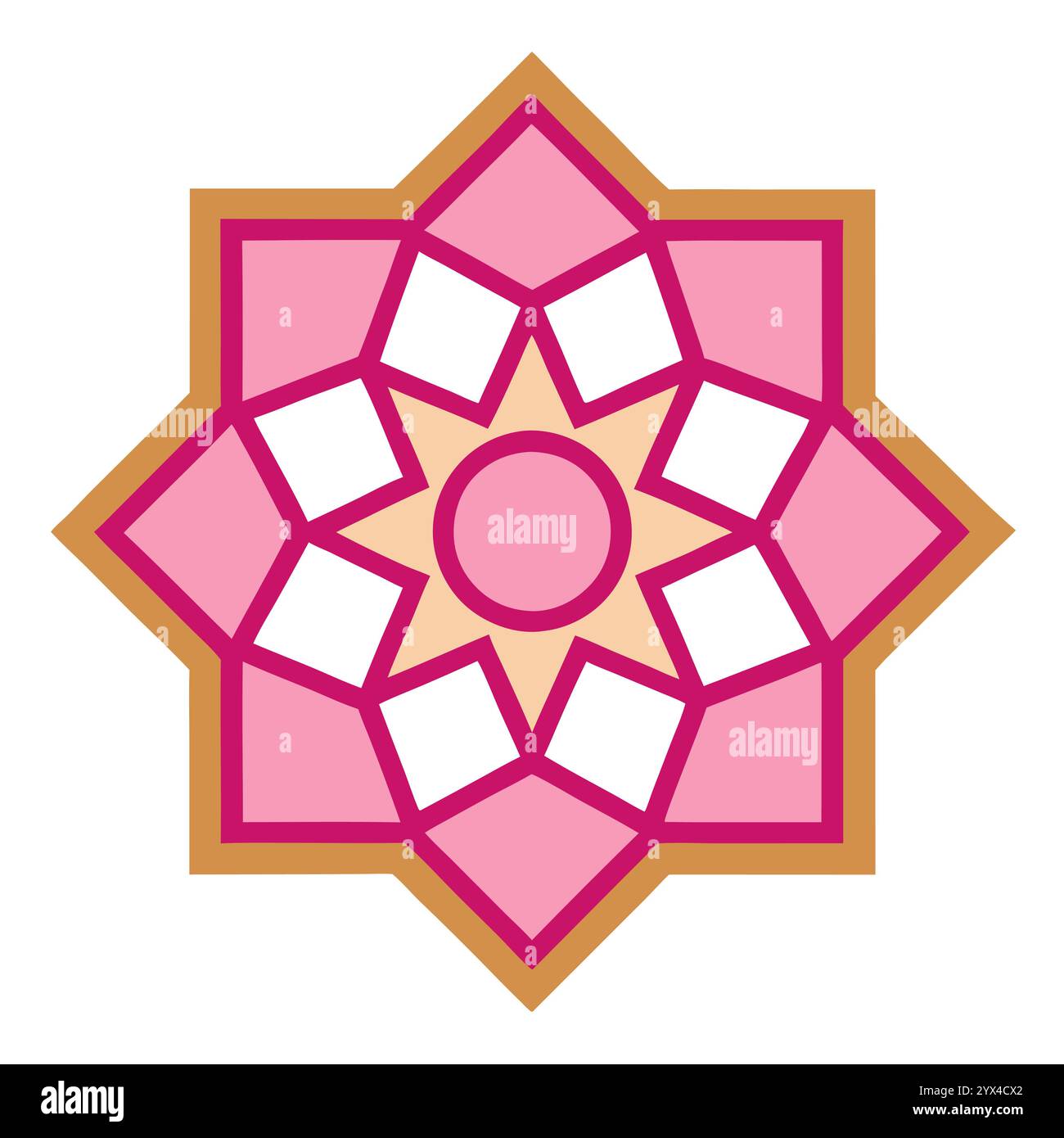 Elegant Islamic Geometric Pattern for Book Covers, Religious Designs ...