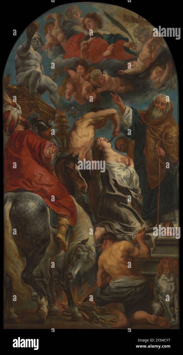 The Martyrdom of Saint Apollonia, 1628 Stock Photo - Alamy