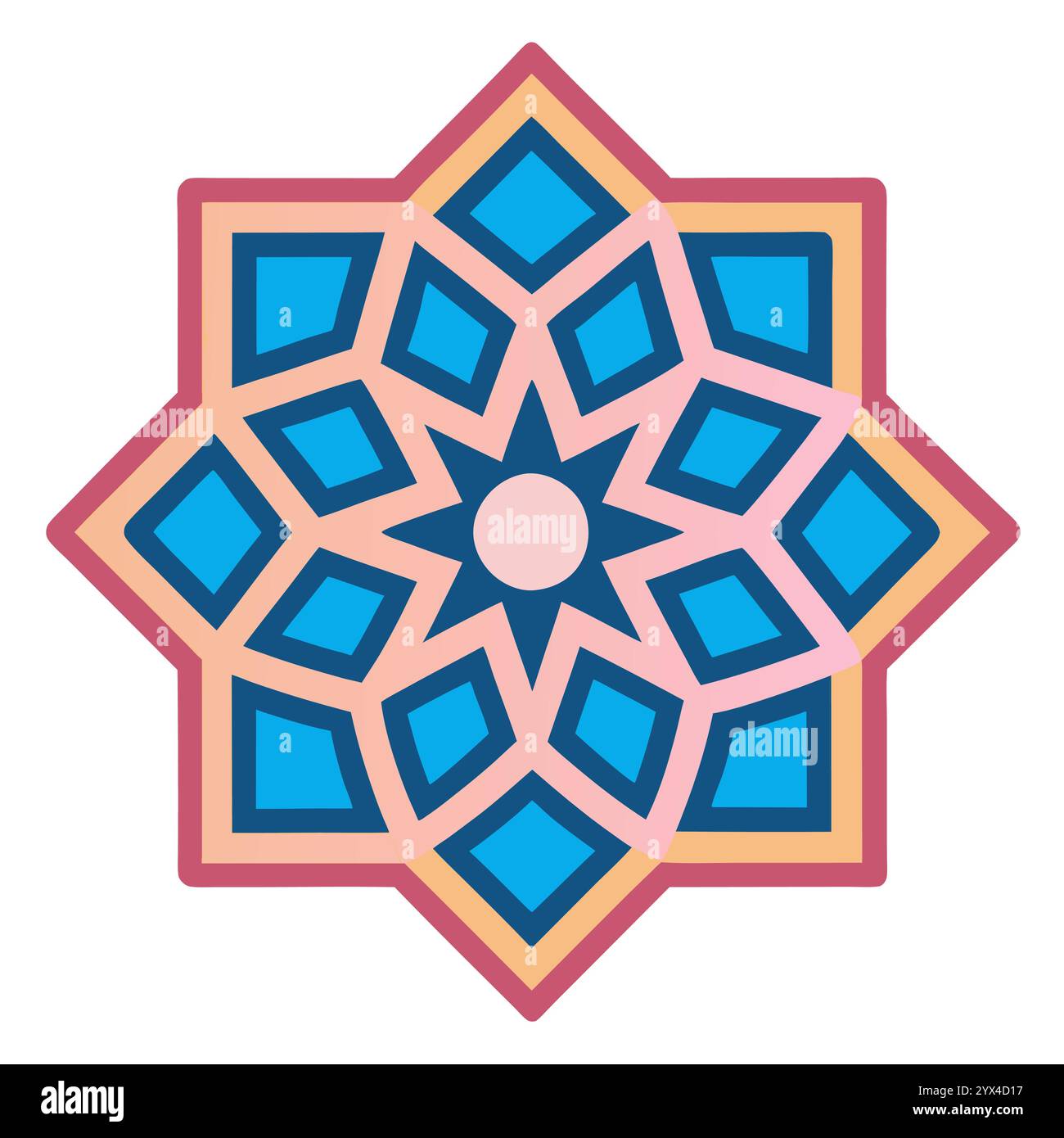 Elegant Islamic Geometric Pattern for Book Covers, Religious Designs ...
