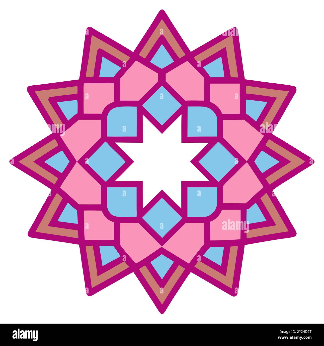 Elegant Islamic Geometric Pattern for Book Covers, Religious Designs ...