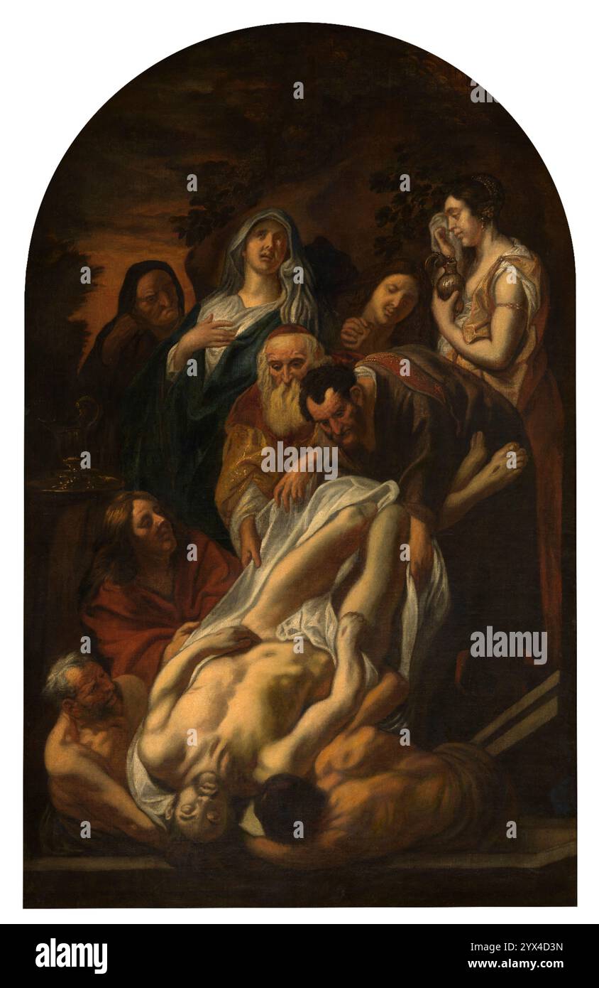 Christ's Entombment, 1665 Stock Photo - Alamy