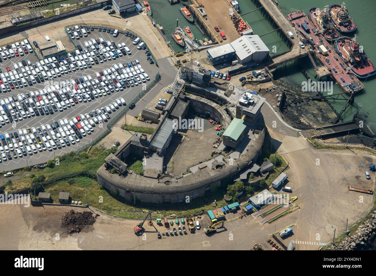 Garrison Point Fort, a coastal fort constructed in 1872, part of ...